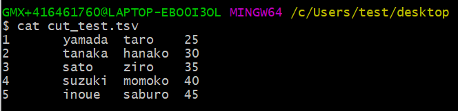 【Linux】cutコマンドとは？ - 文系フルスタックエンジニアのIT文庫